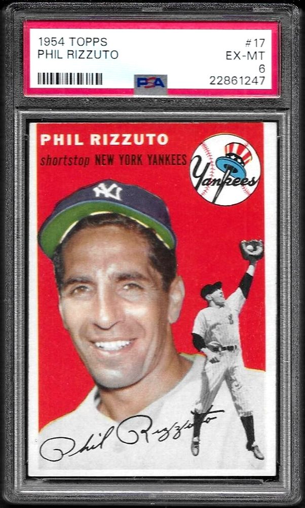 Auction Prices Realized Baseball Cards 1954 TOPPS Phil Rizzuto