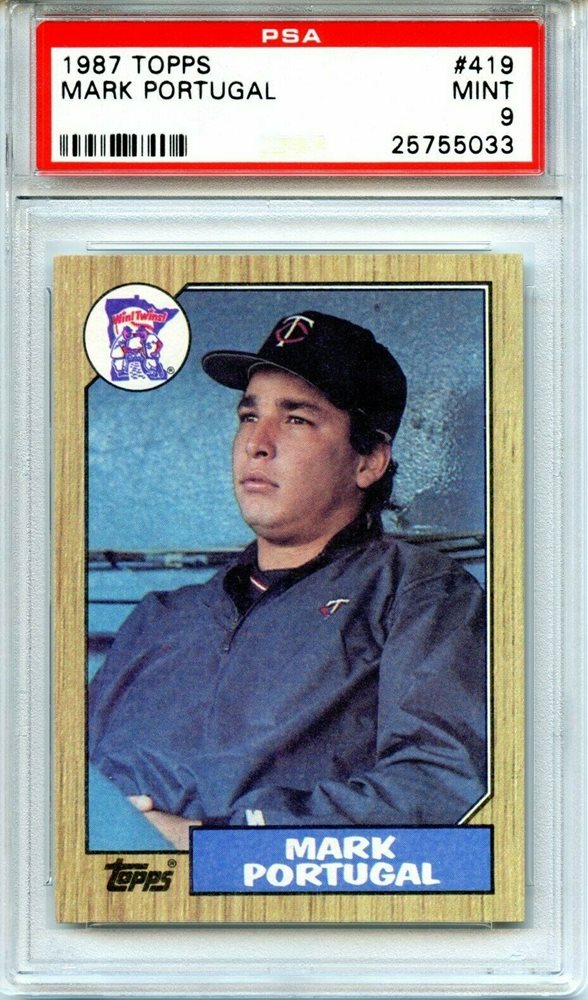 Auction Prices Realized Baseball Cards 1987 Topps Mark Portugal