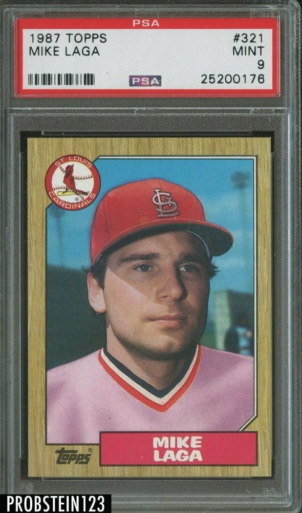 Auction Prices Realized Baseball Cards 1987 Topps Mike Laga