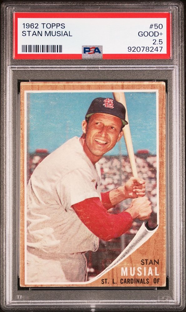 Auction Prices Realized Baseball Cards 1962 Topps Stan Musial