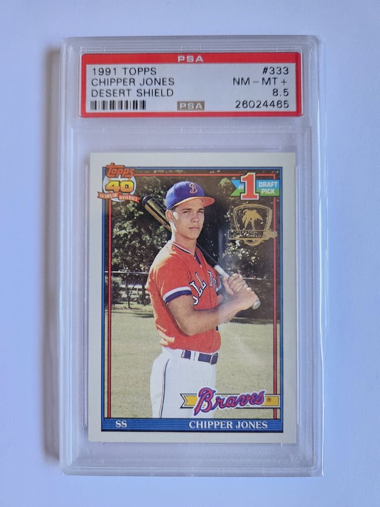 Auction Prices Realized Baseball Cards 1991 TOPPS DESERT SHIELD Chipper ...