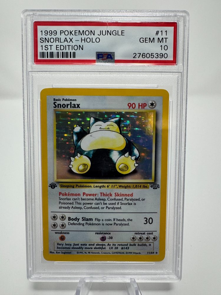 Auction Prices Realized Tcg Cards 1999 POKEMON JUNGLE Snorlax-Holo