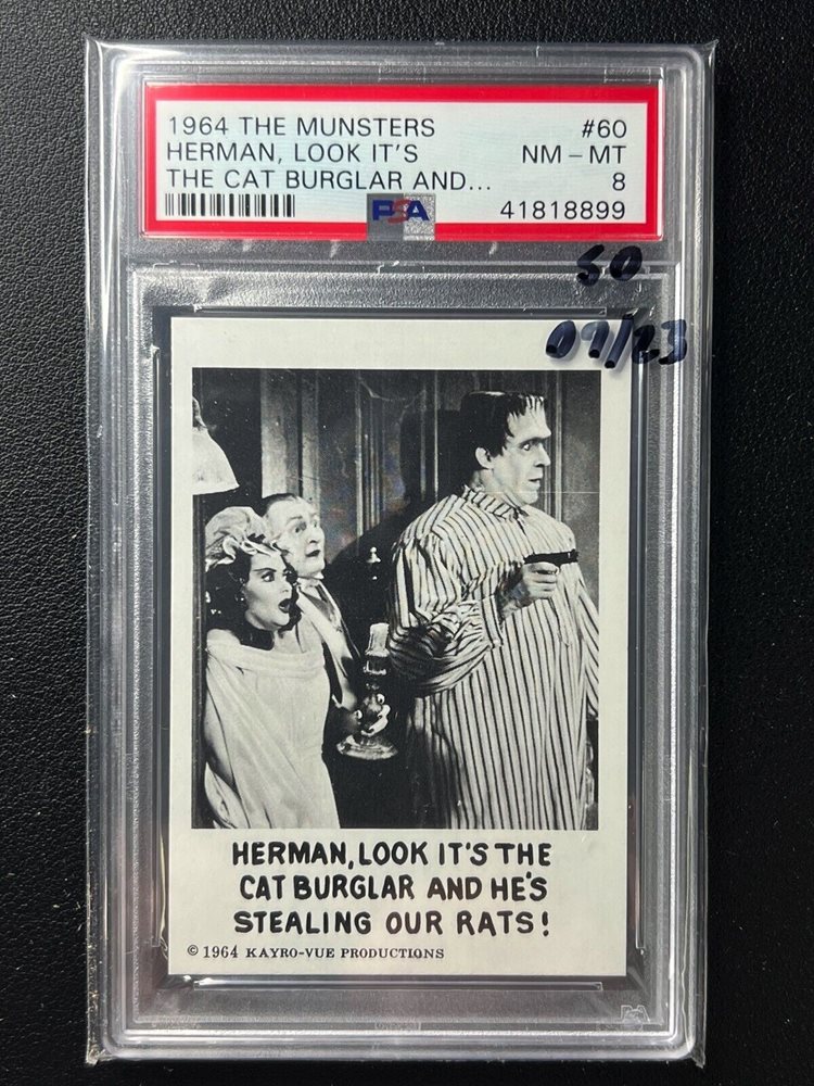 Auction Prices Realized Non-Sport Cards 1964 THE MUNSTERS Herman, Look ...