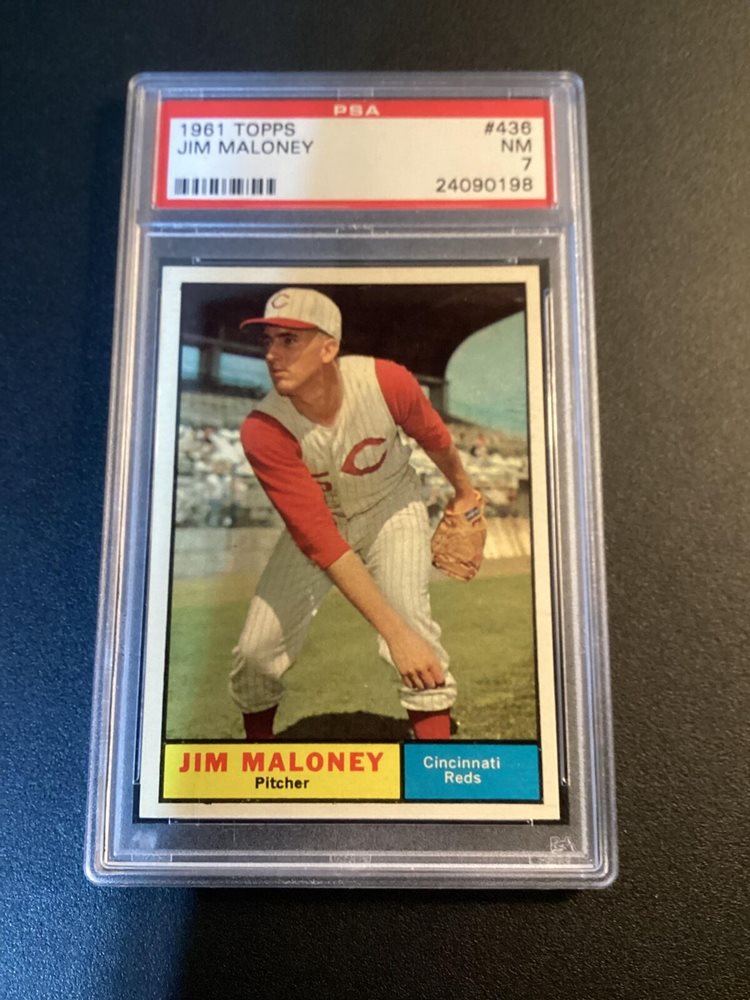 Auction Prices Realized Baseball Cards 1961 Topps Jim Maloney