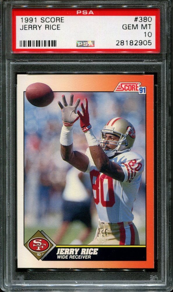 Auction Prices Realized Football Cards 1991 SCORE Jerry Rice