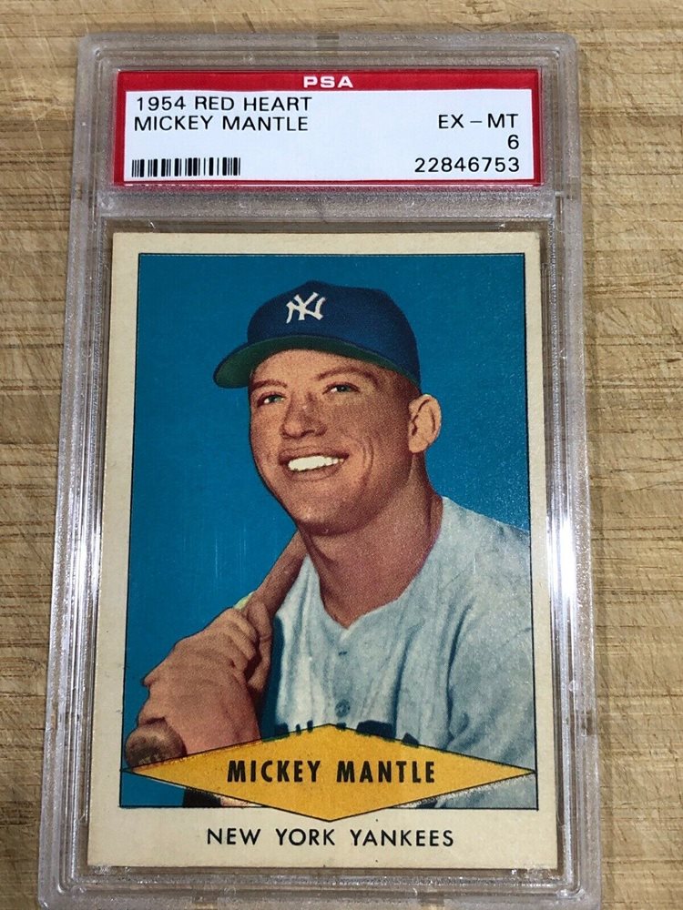 eBay Auction Item 192989147865 Baseball Cards 1954 Red Heart