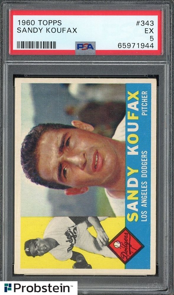Auction Prices Realized Baseball Cards 1960 Topps Sandy Koufax