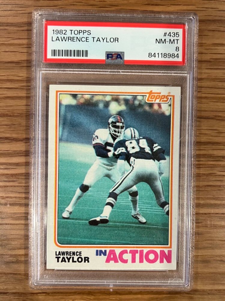 Auction Prices Realized Football Cards 1982 Topps Lawrence Taylor
