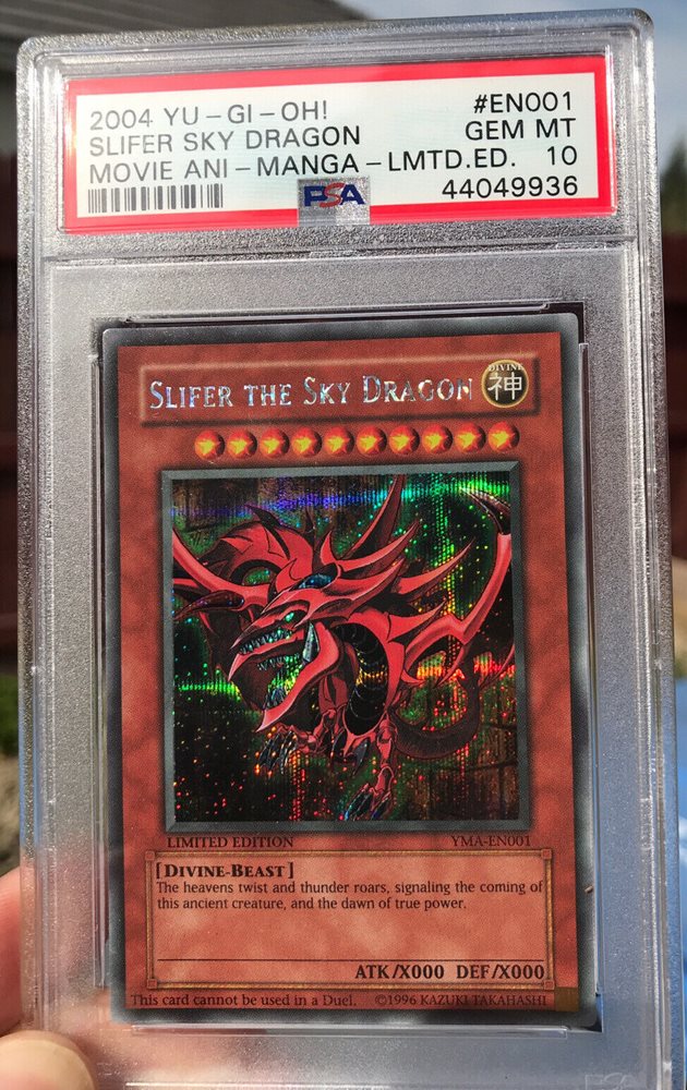 PSA 10 GEM MINT Yugioh Slifer The Sky Dragon Secret Rar