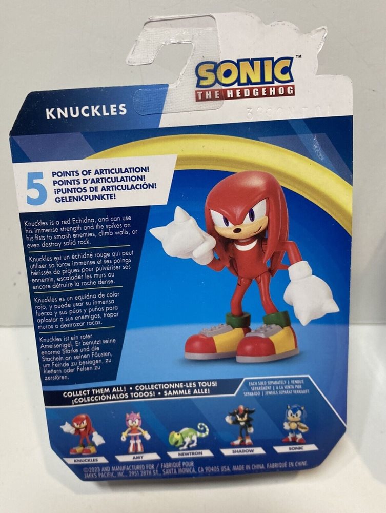 Sonic the Hedgehog KNUCKLES 2.5 Inch Mini Action Figure