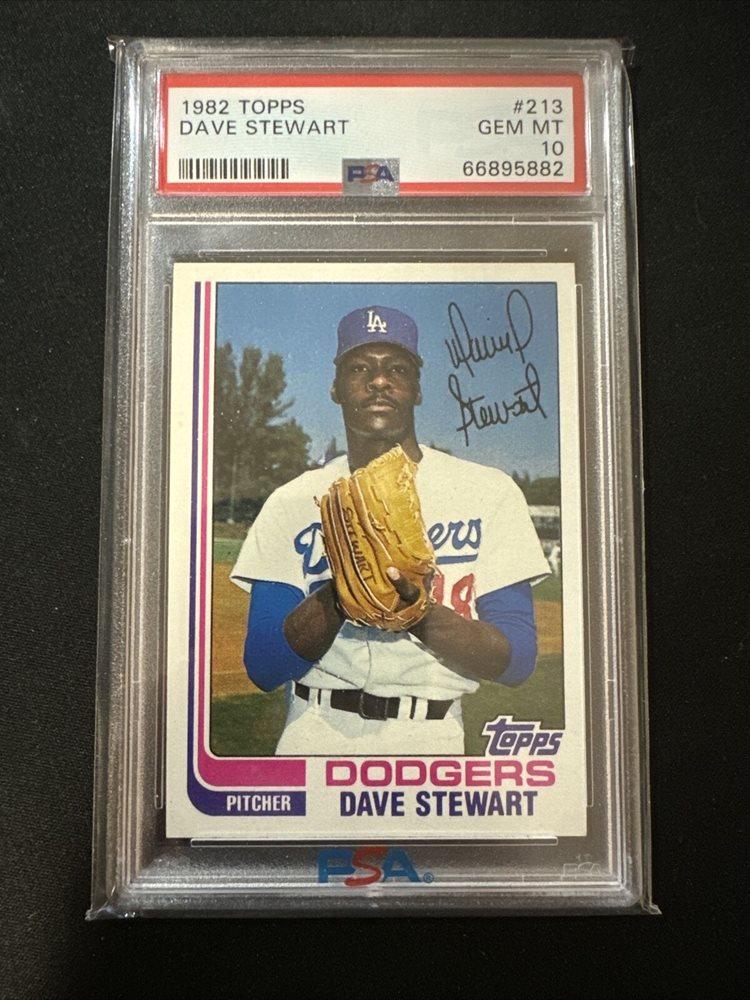 Auction Prices Realized Baseball Cards 1982 Topps Dave Stewart