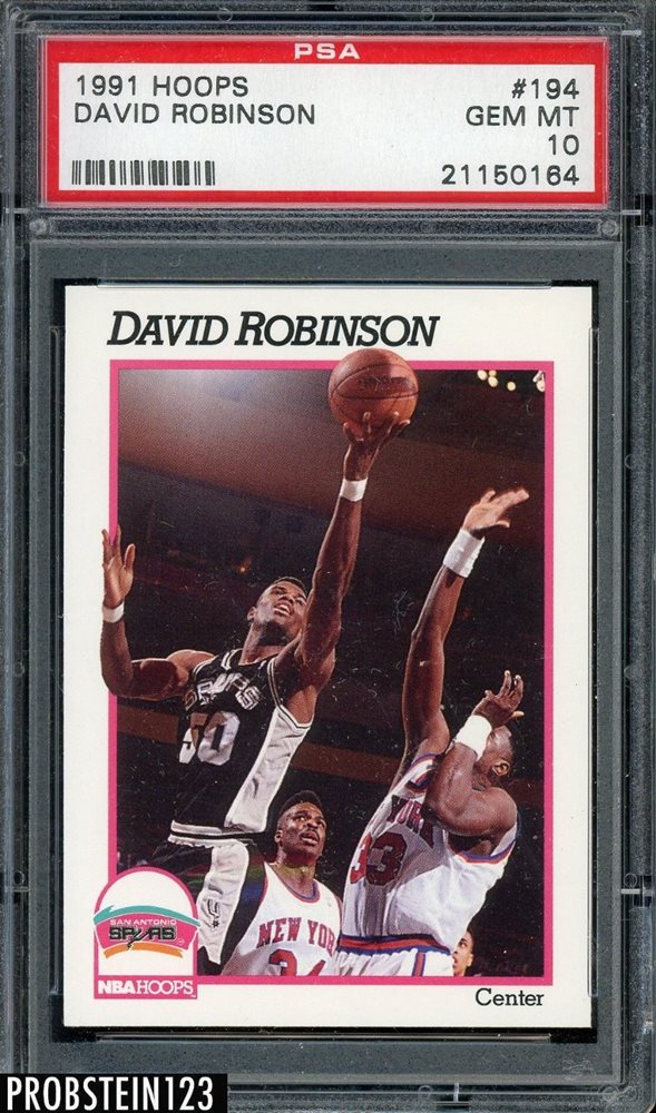 Auction Prices Realized Basketball Cards 1991 Hoops David Robinson