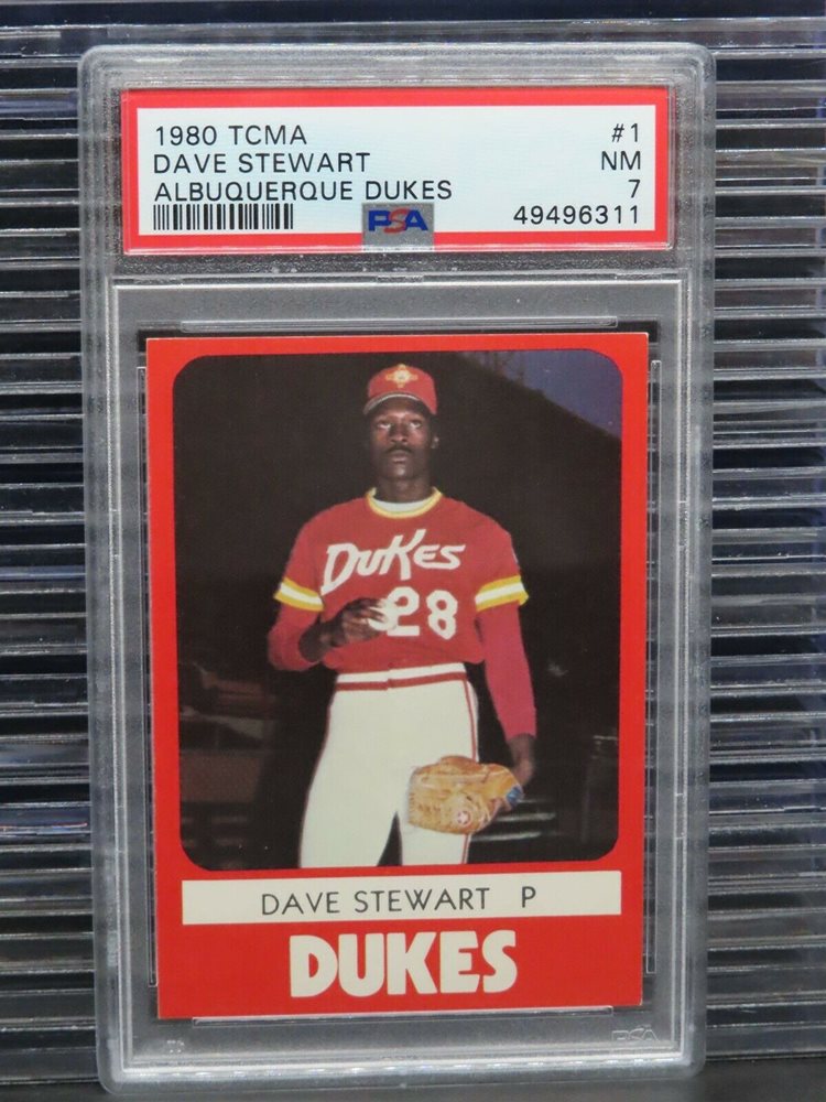 Auction Prices Realized Minor League Cards 1980 Tcma Albuquerque Dukes Dave Stewart
