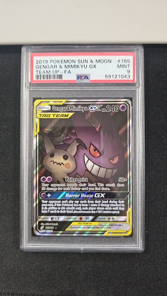 Auction Prices Realized Tcg Cards 2019 POKEMON SUN & MOON TEAM UP Full Art / Gengar & Mimikyu Gx