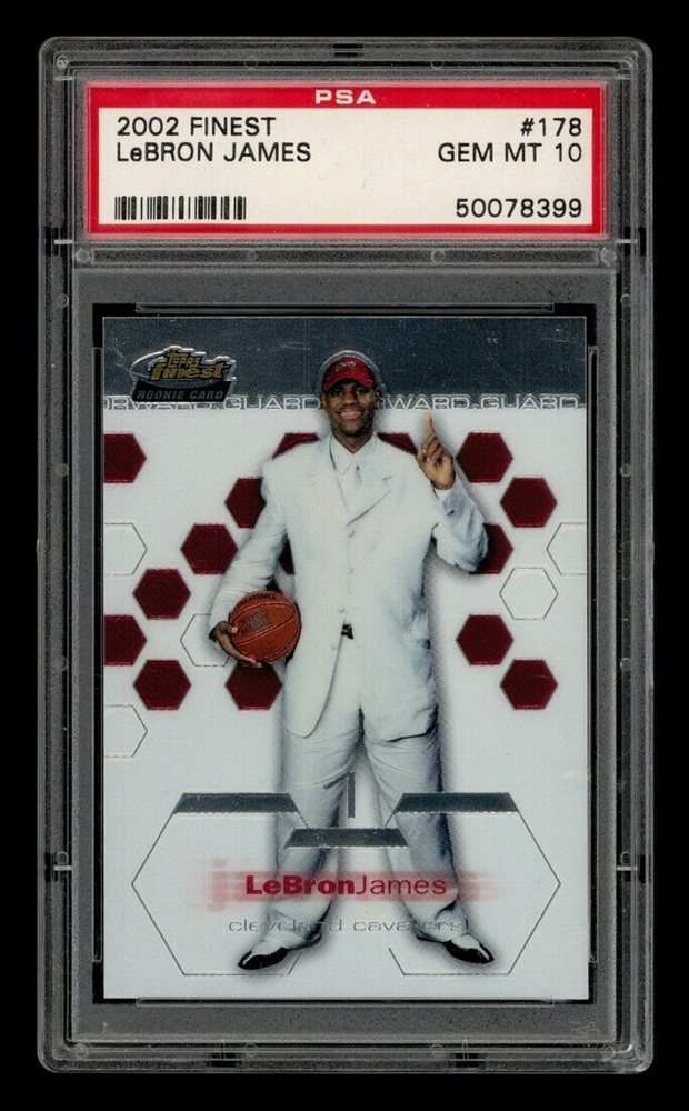 Auction Prices Realized Basketball Cards 2002 FINEST Lebron James