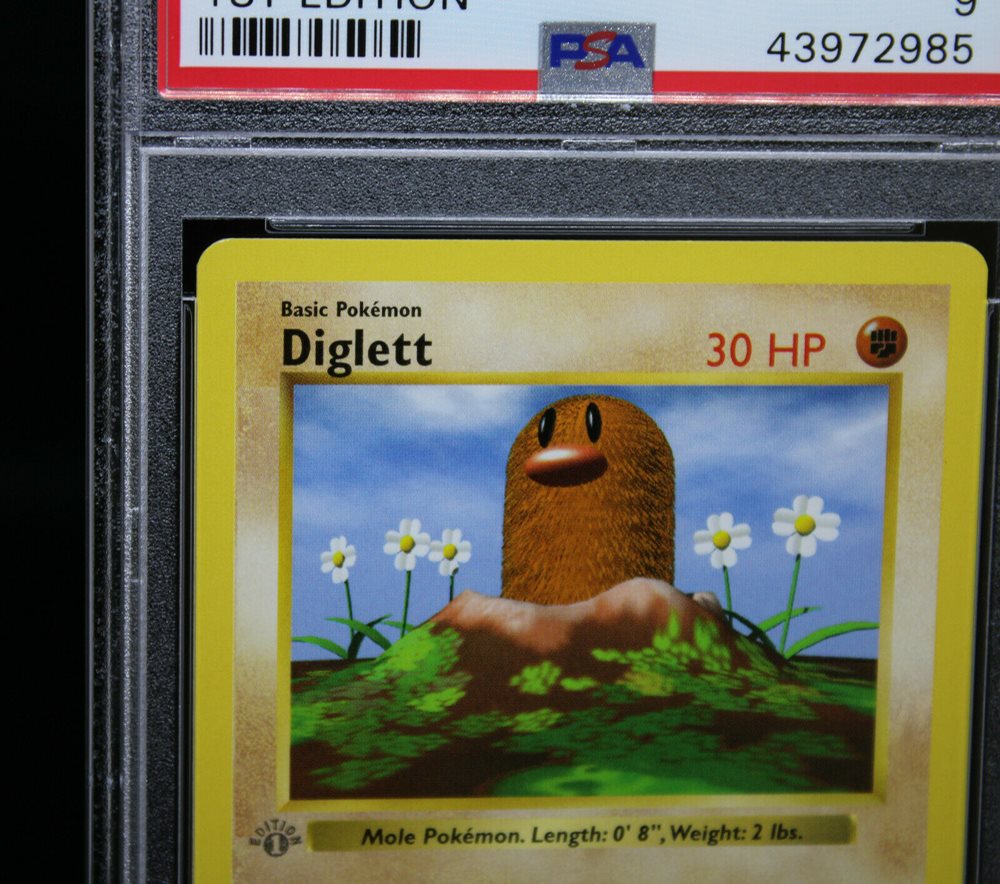 Auction Prices Realized Tcg Cards 1999 Pokemon Game Diglett 1st Edition
