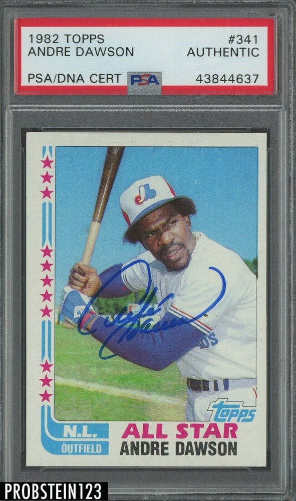 Auction Prices Realized Baseball Cards 1982 TOPPS Andre Dawson
