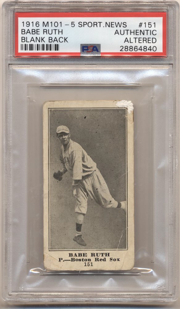 Babe Ruth Card 151