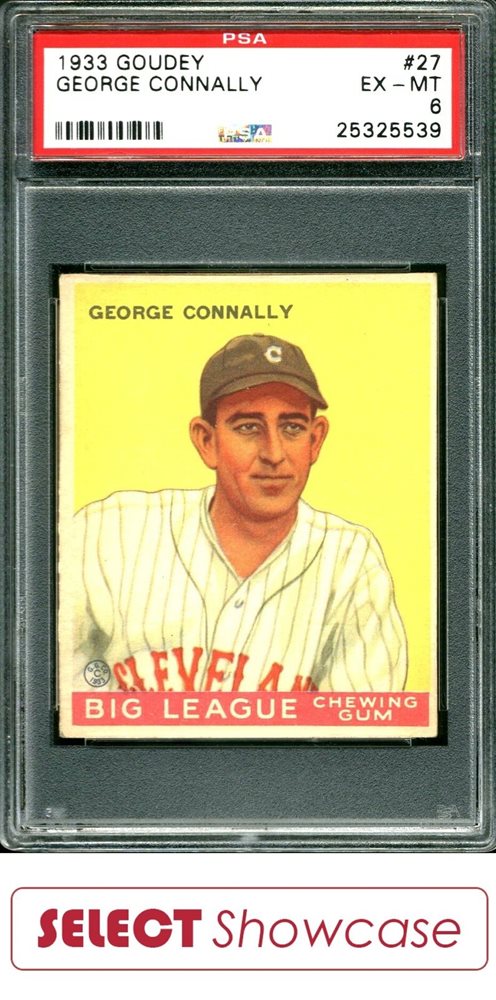 Auction Prices Realized Baseball Cards 1933 GOUDEY George Connally