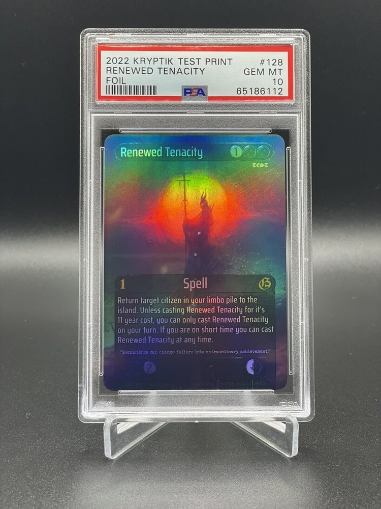 eBay Auction Item 374591677491 Tcg Cards 2022 Kryptik Genesis Test Print