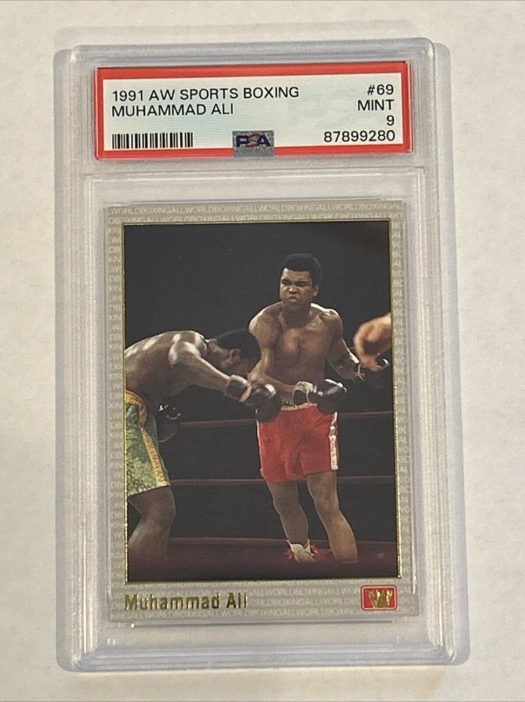 Auction Prices Realized Boxing / Wrestling Cards / Mma 1991 Aw Sports Boxing Muhammad Ali