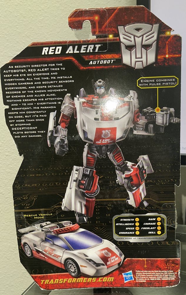 Transformers Generations Red Alert Deluxe Action Figure