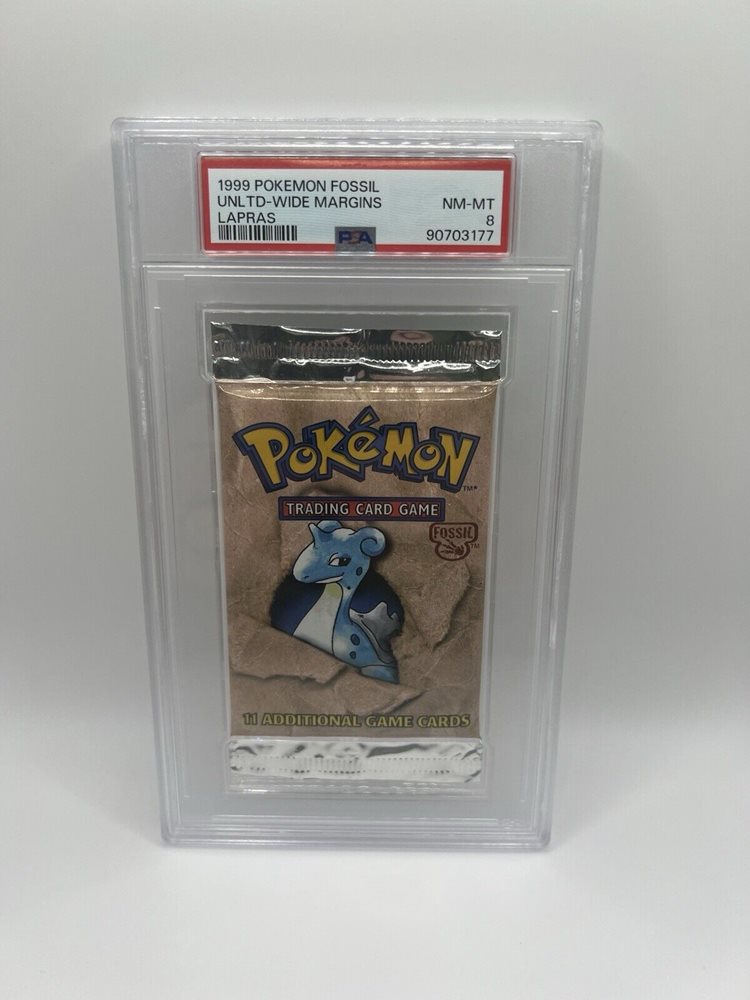 eBay Auction Item 196799377776 Packs 1999 Pokemon Fossil Pack