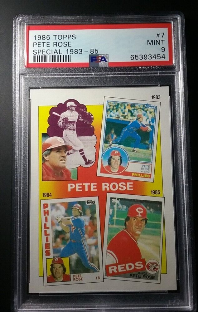 Auction Prices Realized Baseball Cards 1986 Topps Pete Rose