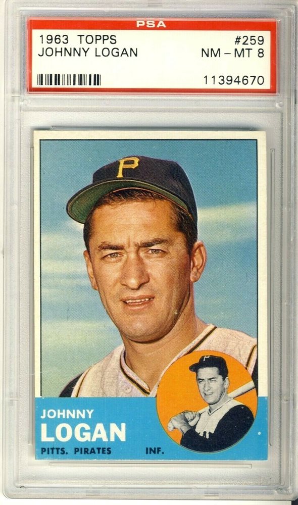 Auction Prices Realized Baseball Cards 1963 TOPPS Johnny Logan