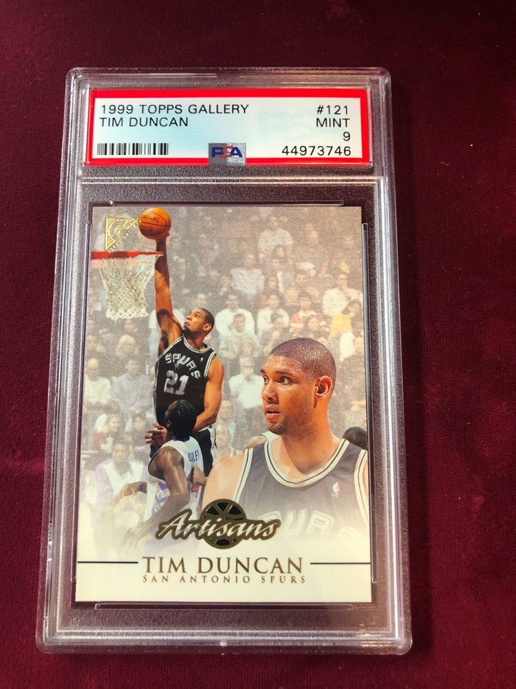 Auction Prices Realized Basketball Cards 1999 Topps Gallery Tim Duncan