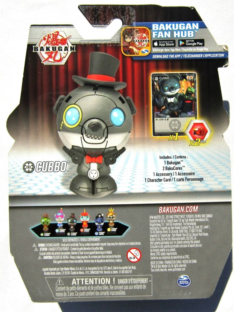Bakugan Evolutions Magician Cubbo Transforming Action F