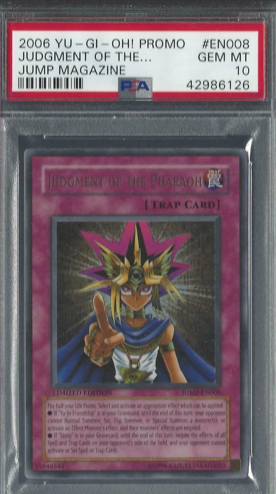 Yugioh! Unity, Yu-Jo Friendship, & Judgment of the Pharoh MINT ...