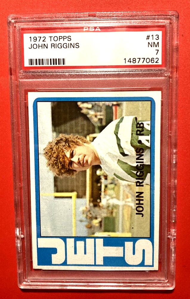 Auction Prices Realized Football Cards 1972 Topps John Riggins