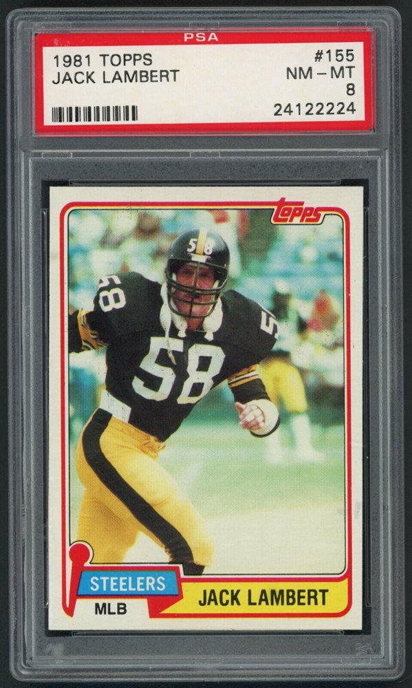 Auction Prices Realized Football Cards 1981 Topps Jack Lambert