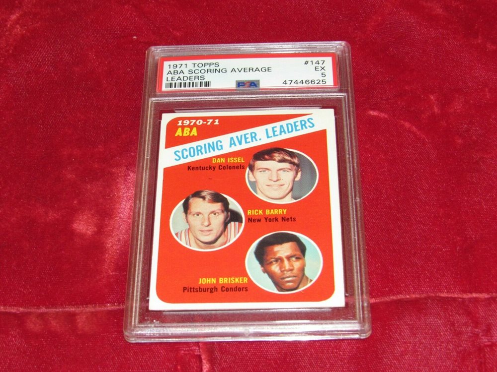 Auction Prices Realized Basketball Cards 1971 TOPPS Aba Scoring Average ...