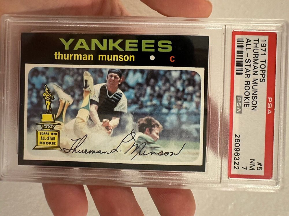 Auction Prices Realized Baseball Cards 1971 Topps Thurman Munson
