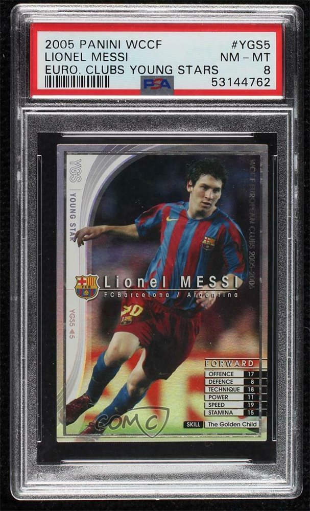 Auction Prices Realized Soccer Cards 2005 Panini Wccf European Clubs Young Stars Lionel Messi