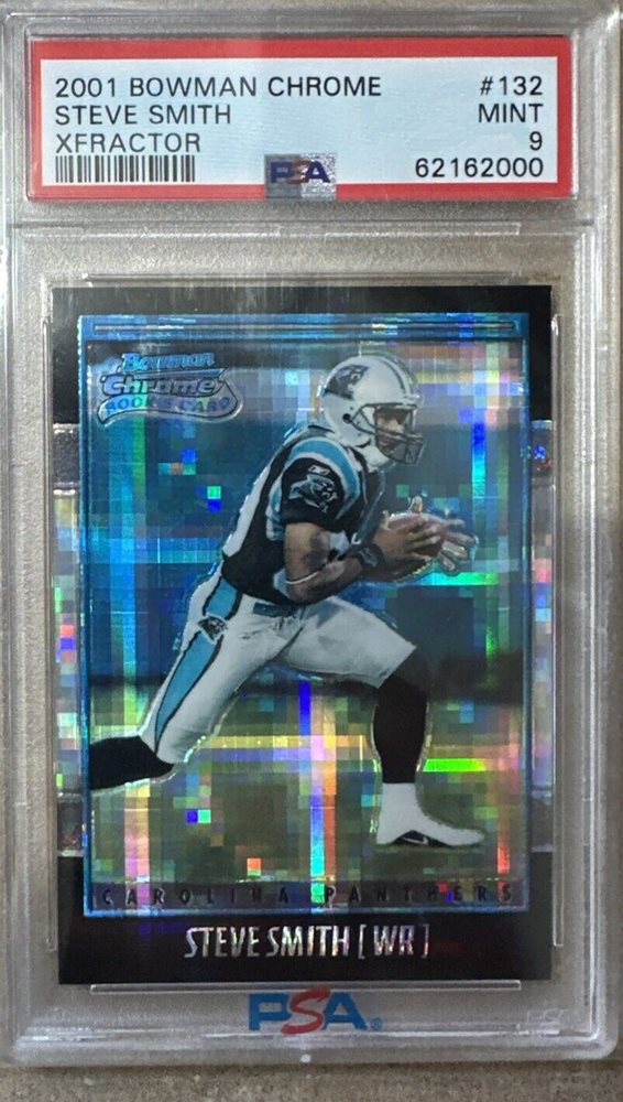 Auction Prices Realized Football Cards 2001 Bowman Chrome Steve Smith