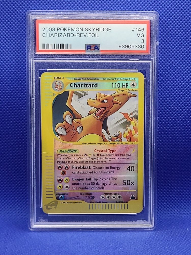 Auction Prices Realized Tcg Cards 2003 POKEMON SKYRIDGE Charizard-Reverse Foil