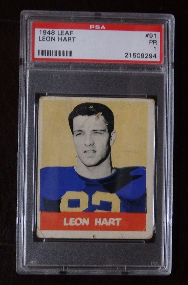 eBay Auction Item 292647551805 Football Cards 1948 Leaf