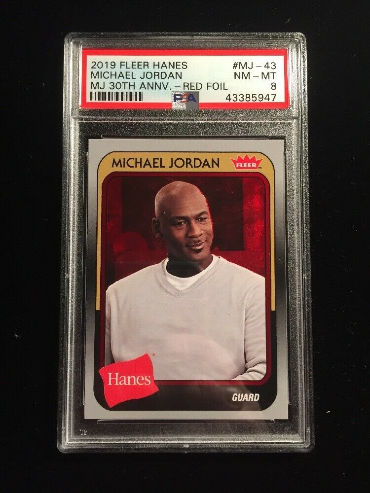 Auction Prices Realized Basketball Cards 2019 FLEER HANES MICHAEL ...