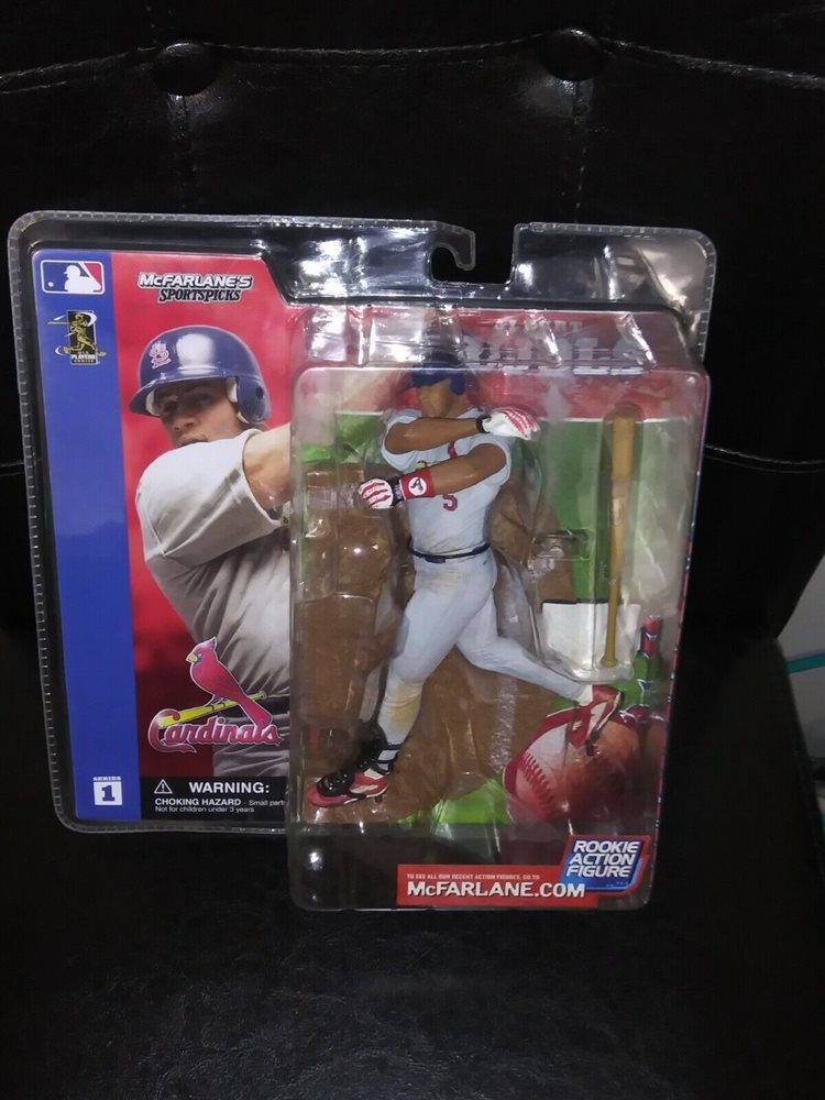 Mcfarlane MLB Series 1 Albert Pujols Rookie FACE LEFT V