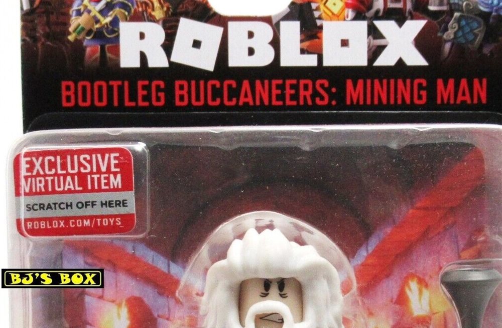 ROBLOX Figure BOOTLEG BUCCANEERS MINING MAN with Exclus