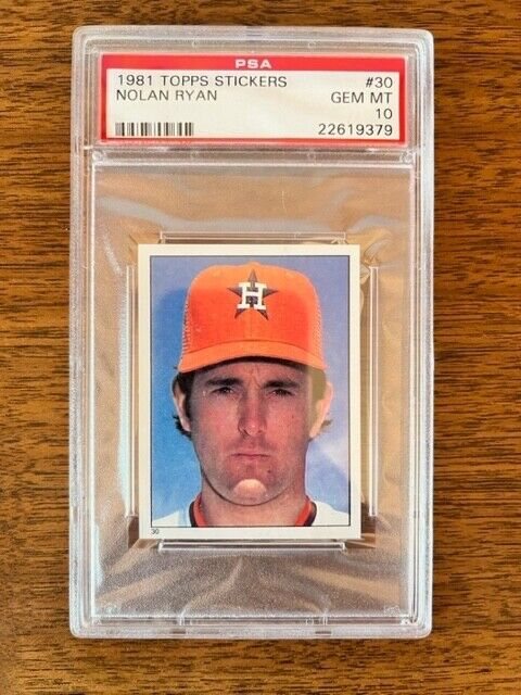 Auction Prices Realized Baseball Cards 1981 TOPPS STICKERS Nolan Ryan