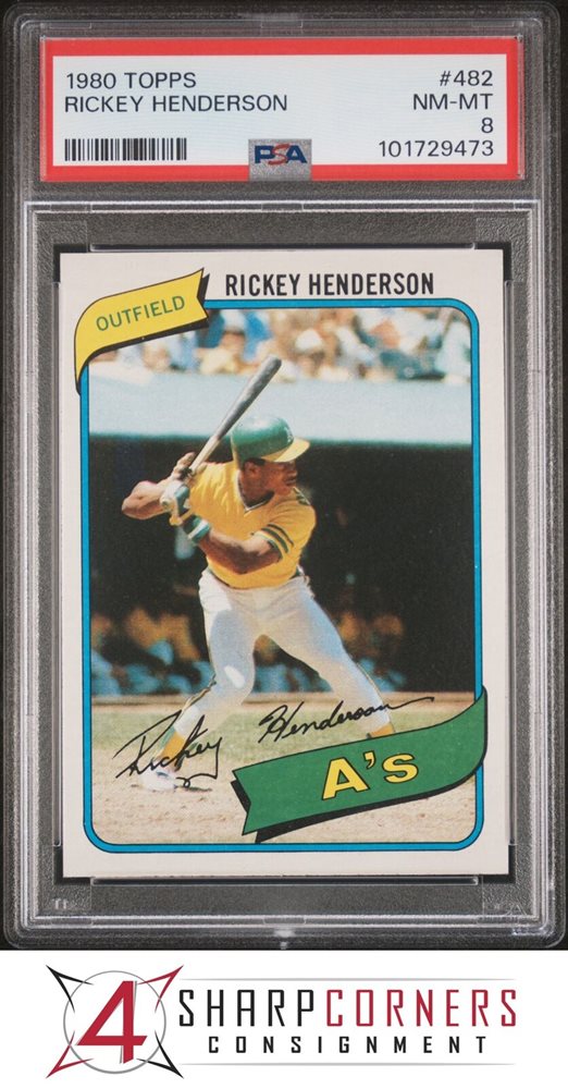 Auction Prices Realized Baseball Cards 1980 Topps Rickey Henderson