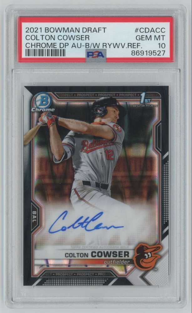eBay Auction Item 157036275719 Baseball Cards 2021 Bowman Draft Chrome Draft Pick Autographs