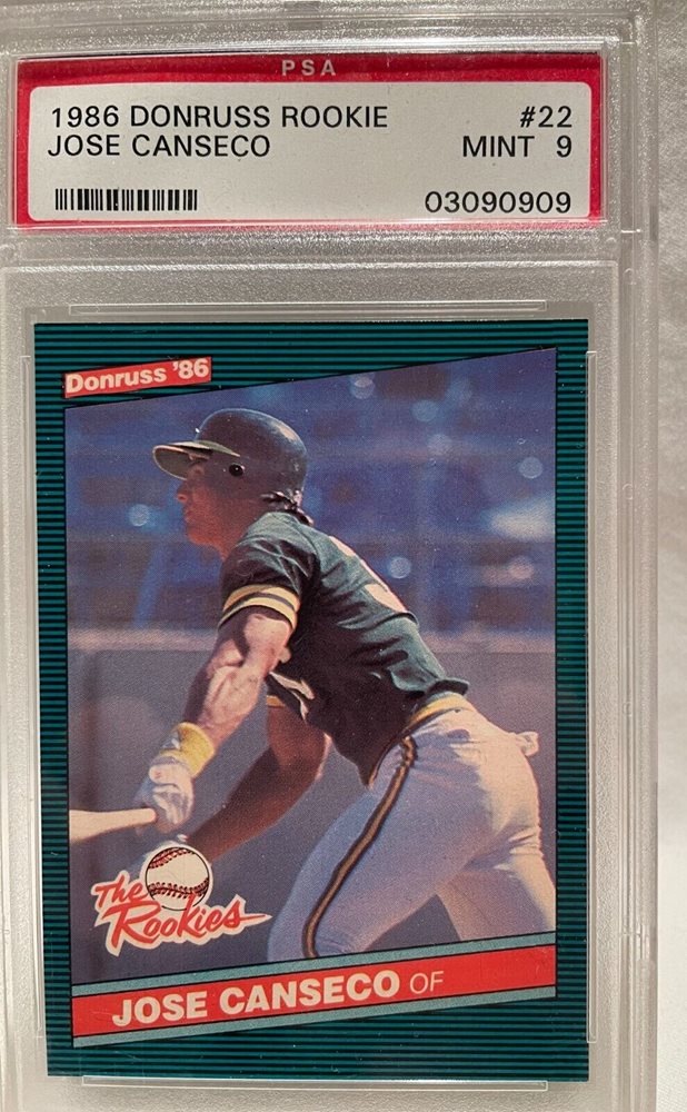 Auction Prices Realized Baseball Cards 1986 Donruss Rookies Jose Canseco