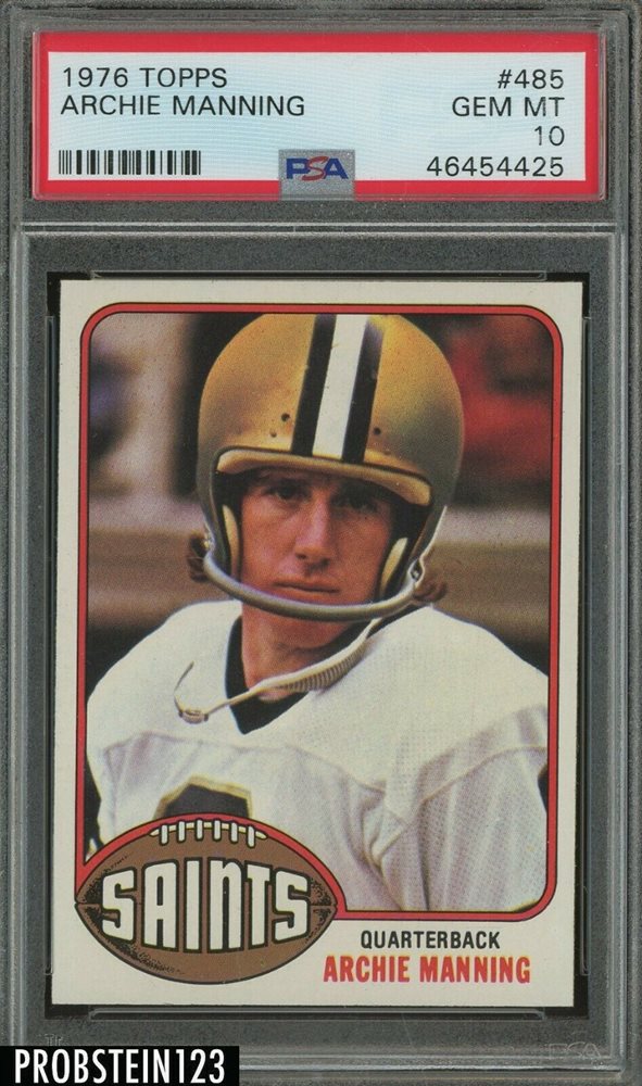Auction Prices Realized Football Cards 1976 Topps Archie Manning