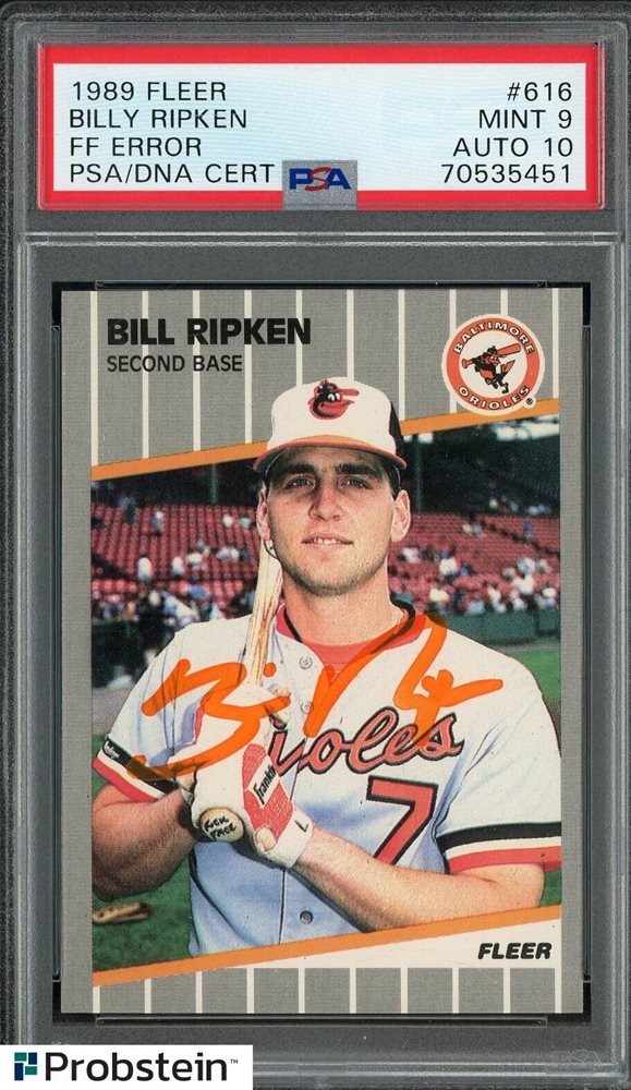 Auction Prices Realized Baseball Cards 1989 Fleer Bill Ripken