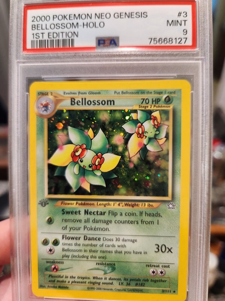 Pokemon Bellossom Card